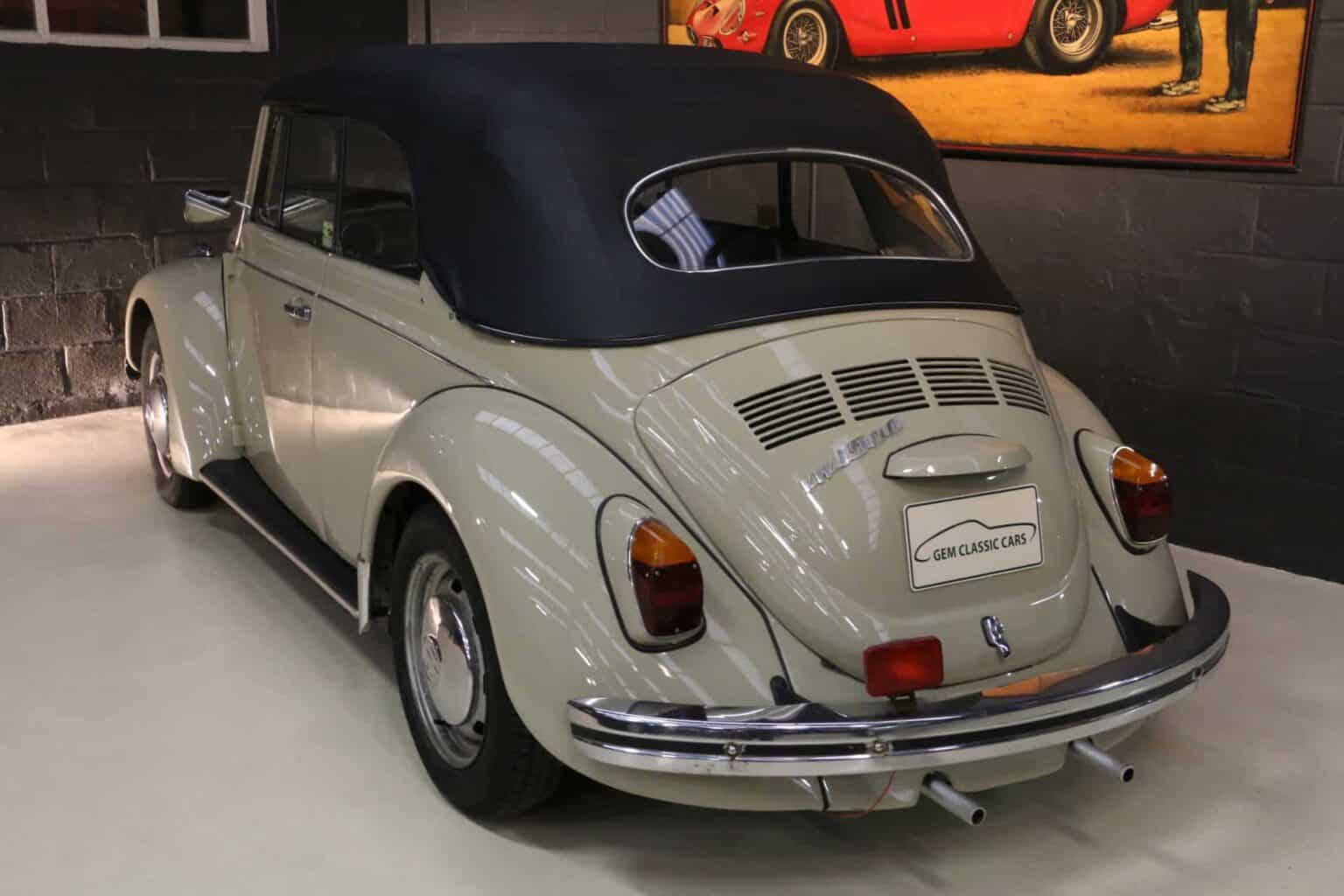 1970 VW KÂFER 1500 CABRIOLET “SOLD TO ITALY” – Gem Classic Cars