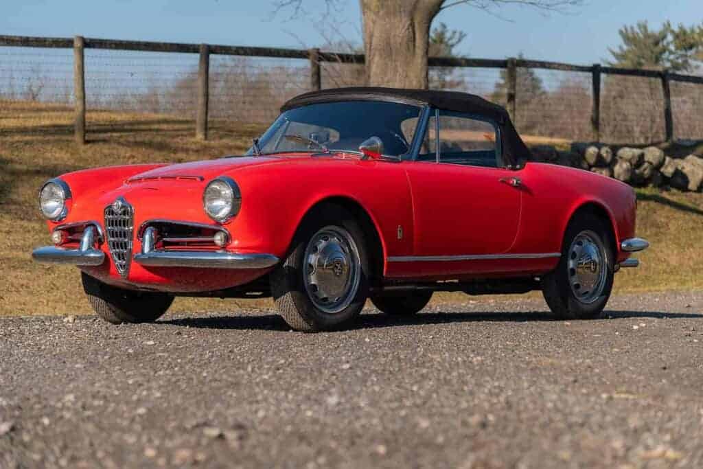 1963 ALFA ROMEO GIULIA 1600 SPIDER “Sold to New York” – Gem Classic Cars